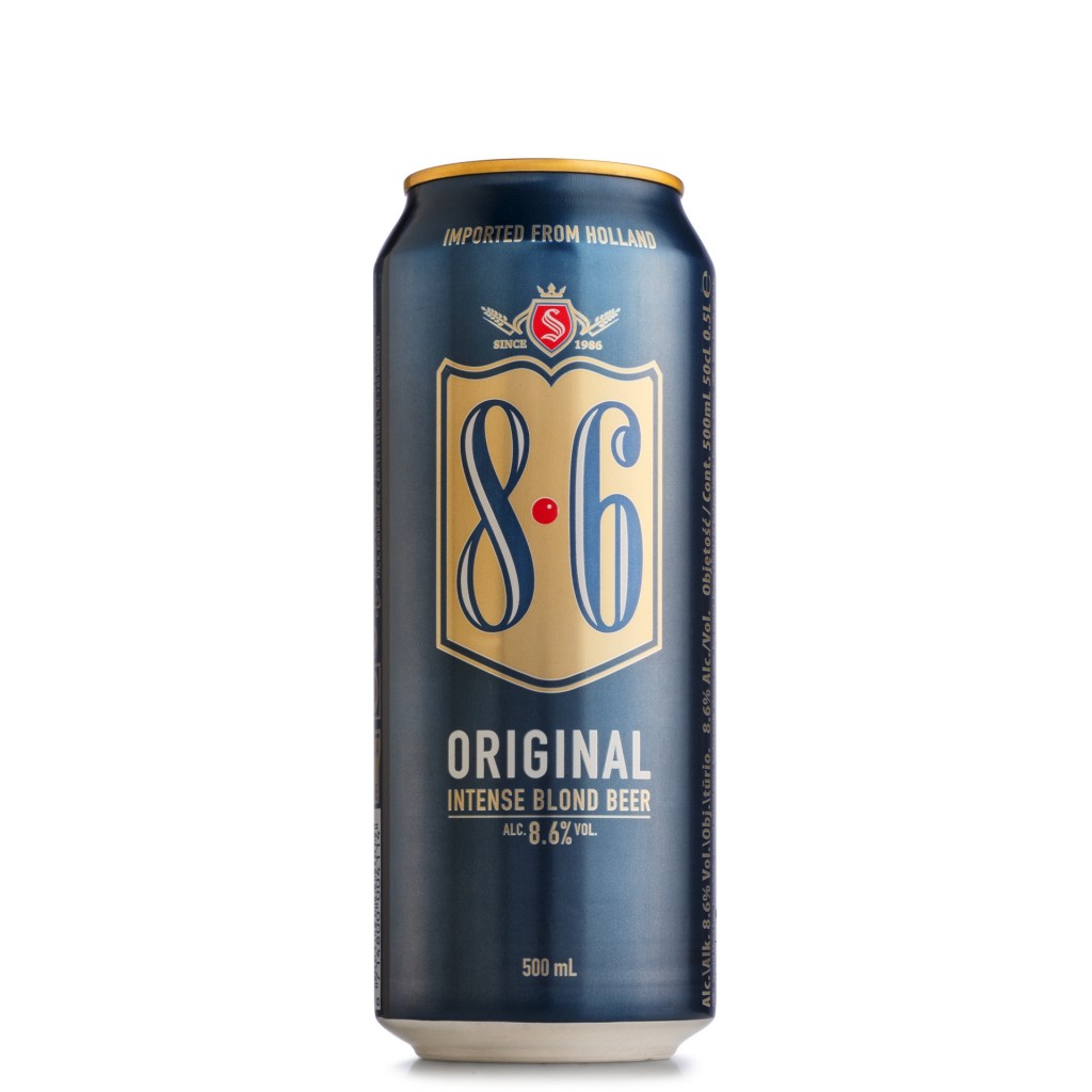 GDC | CERVEZA 8.6 ORIGINAL BLOND LATA 500 ML.
